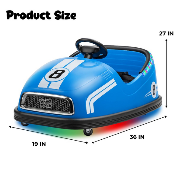 Xootz - Big Bumper Car - Two Seater (360º Spin Ride-On) – Aliss Puerto Rico