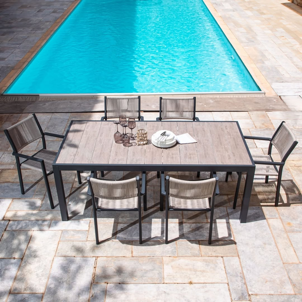 Mataram Dining Set - 7 pcs – Aliss Puerto Rico