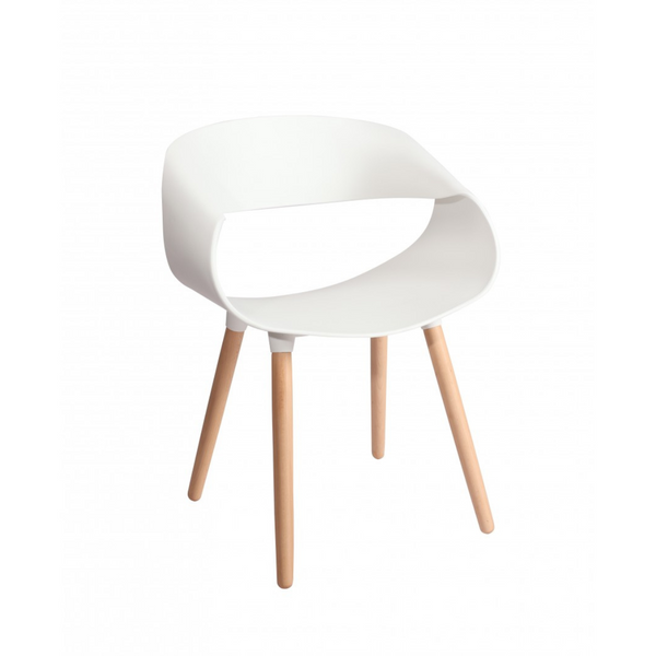 Darcy Dinning Chair - White – Aliss Puerto Rico