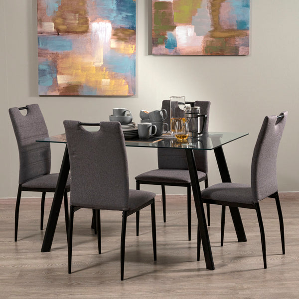 Korina Dining Chair - Grey – Aliss Puerto Rico