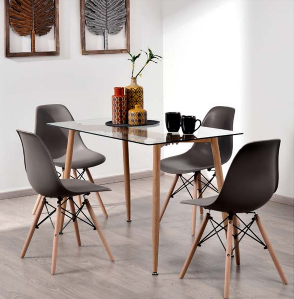 Salina Dining Chair - Grey – Aliss Puerto Rico